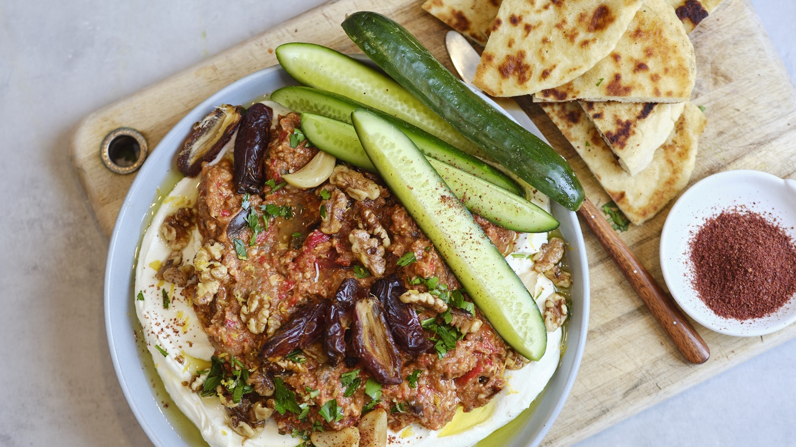 Harissa, Date and Eggplant Dip