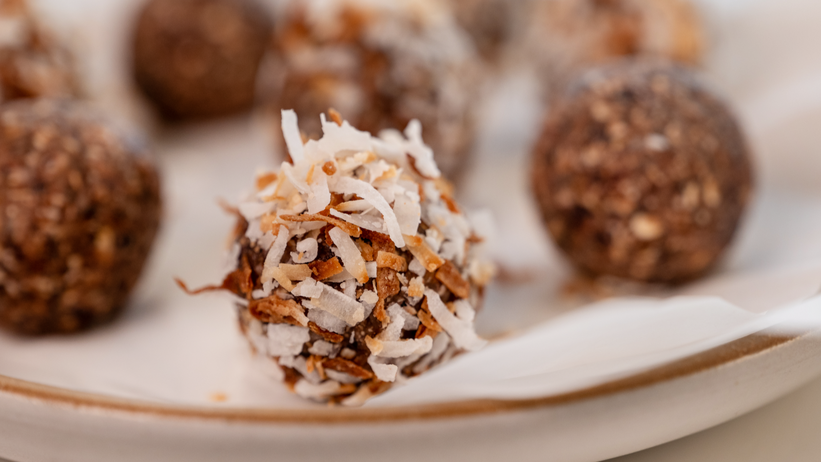 Blueberry Date Balls